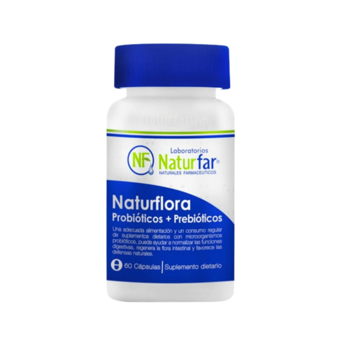 Naturflora (probióticos + prebióticos) 60 capsulas - Tu Tienda Naturista